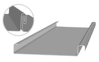 Snap-Z 1500 Standing Seam Roof Ridge Vent - Snap-Z Roof Vent